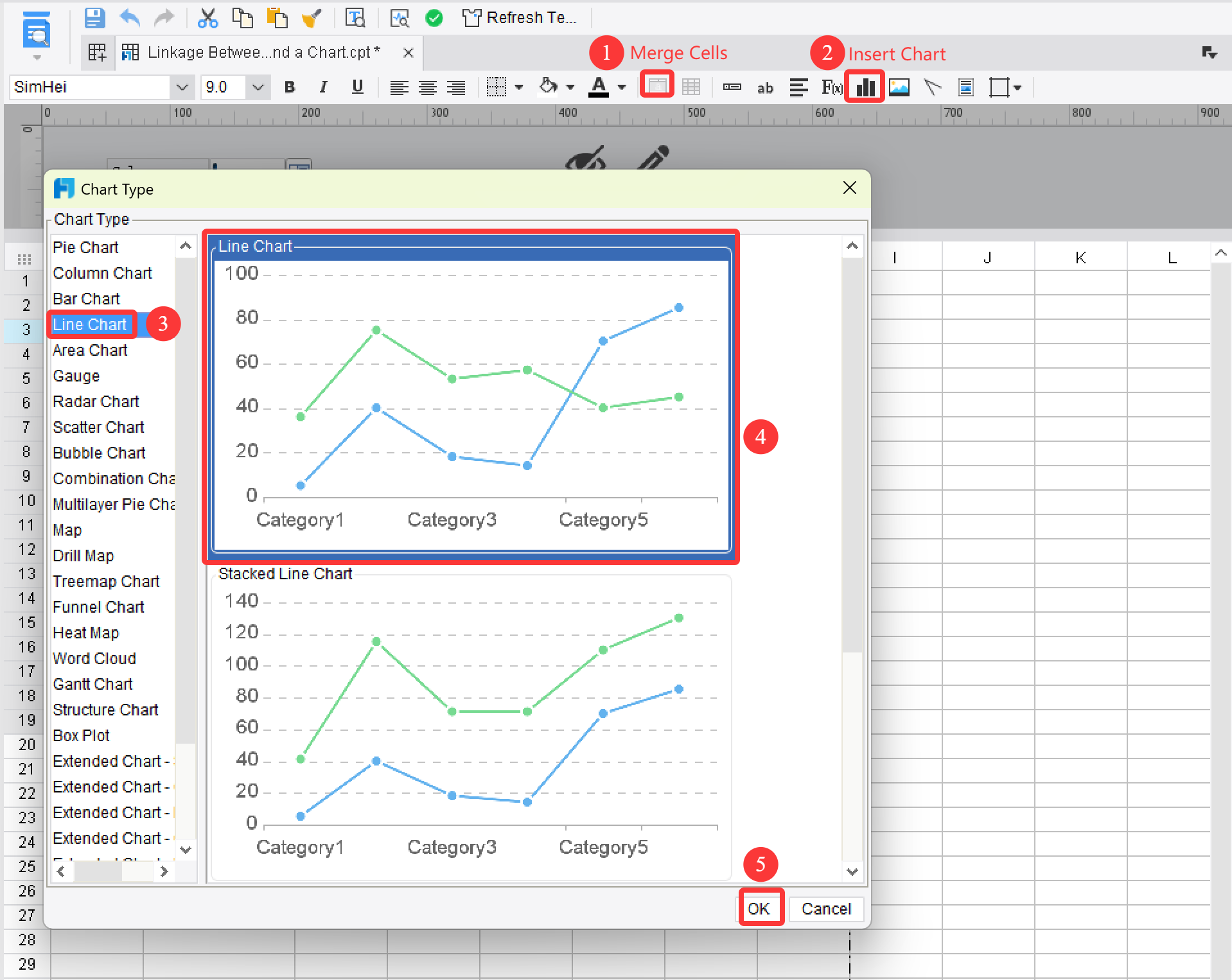 Linkage Between a Drop-down Box and a Chart-FineReport Help Document
