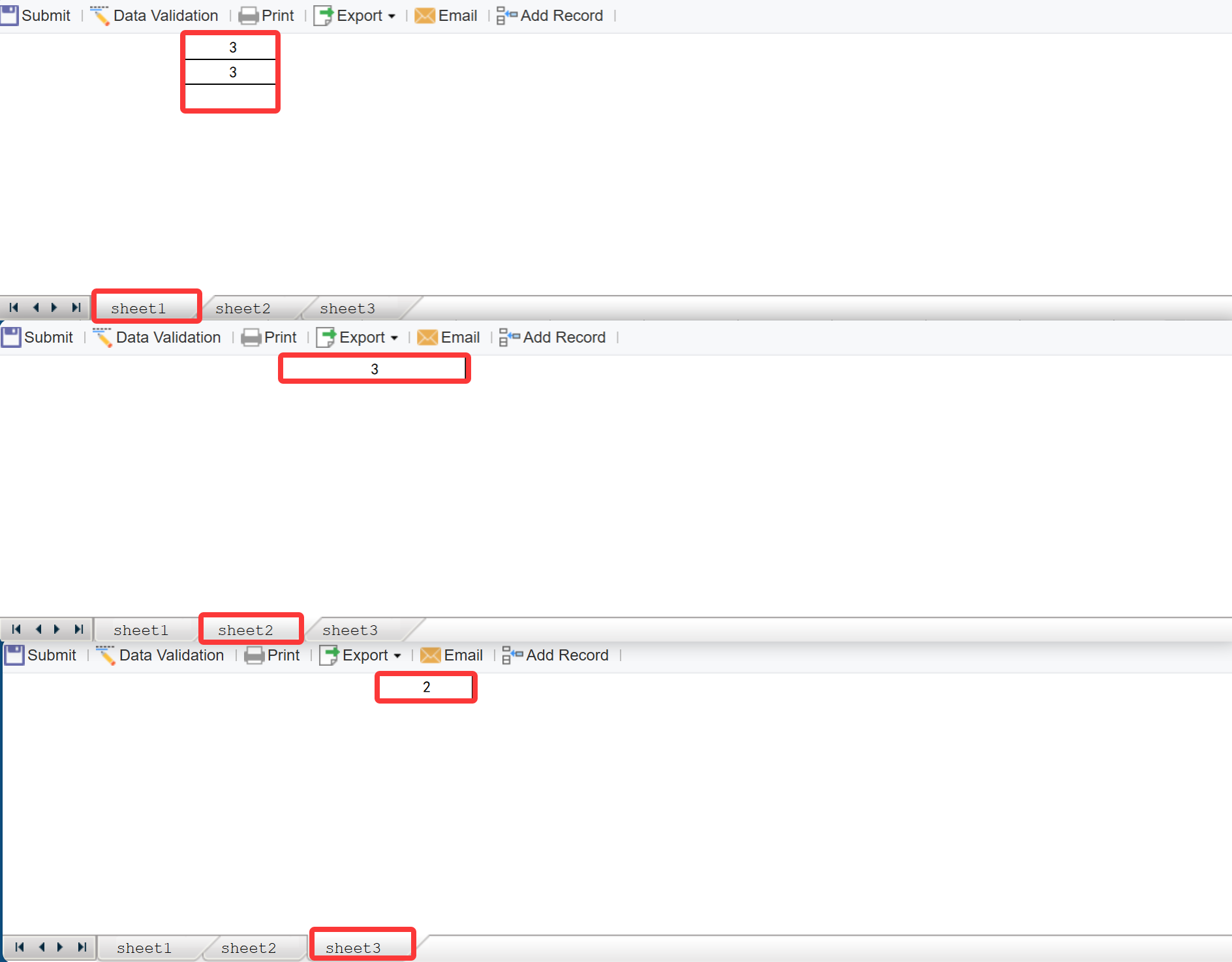 Cross-Sheet Linkage and Data Entry-FineReport Help Document