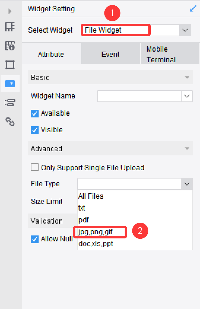 Data Entry Image Uploading-FineReport Help Document