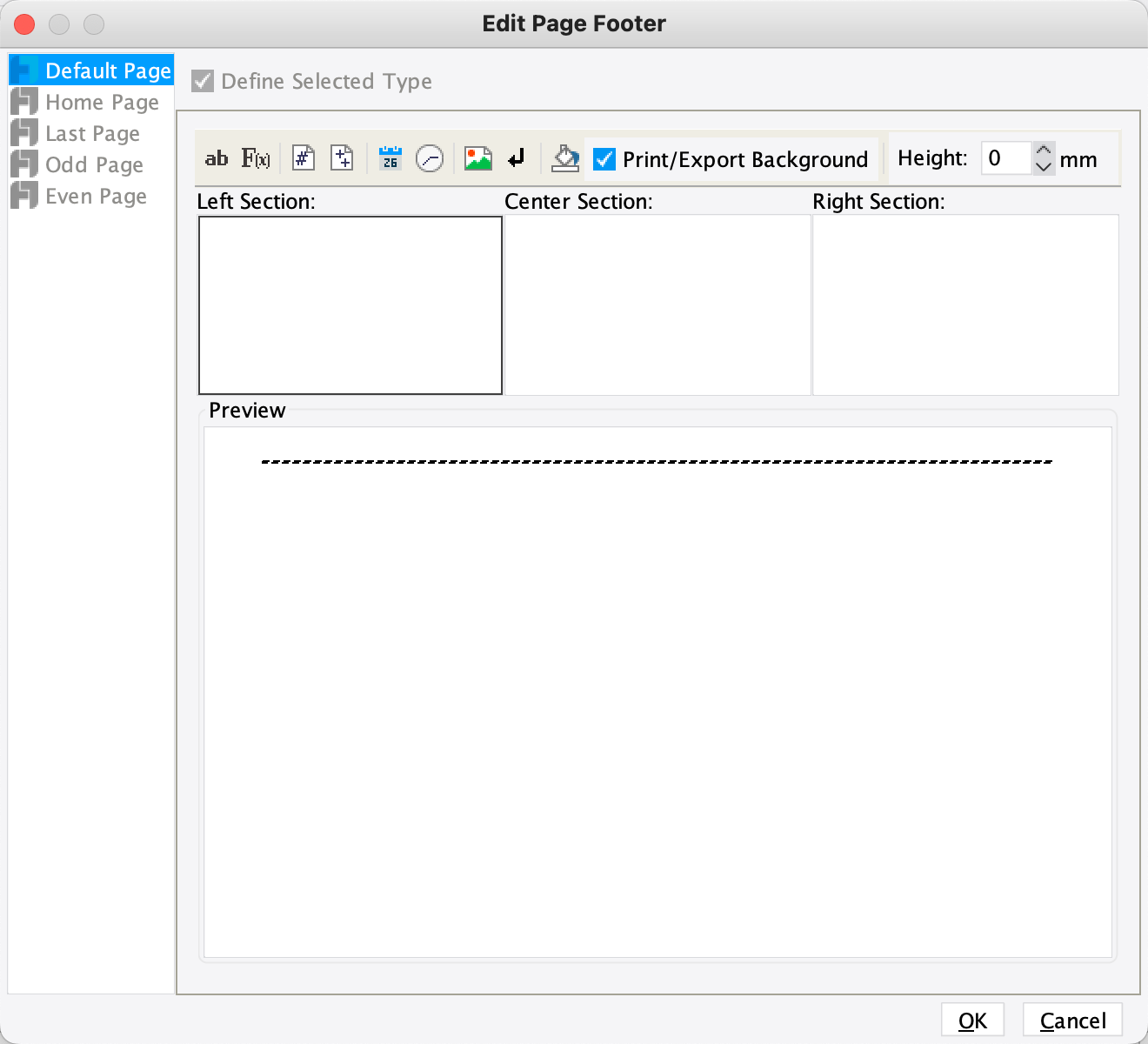Report Header and Footer-FineReport Help Document