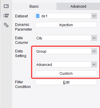 Listing Specified Data When Other Data Is Grouped-FineReport Help Document