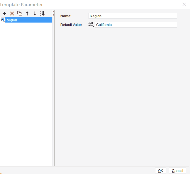 Template Parameter-FineReport Help Document