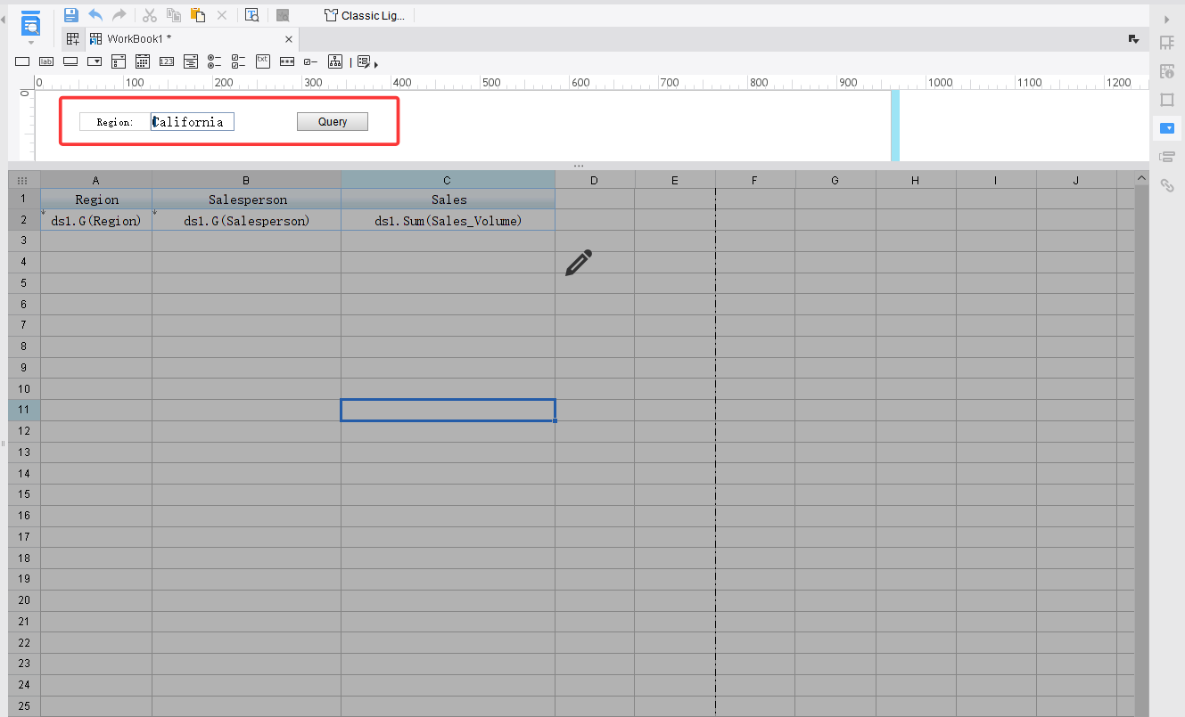 Template Parameter-FineReport Help Document