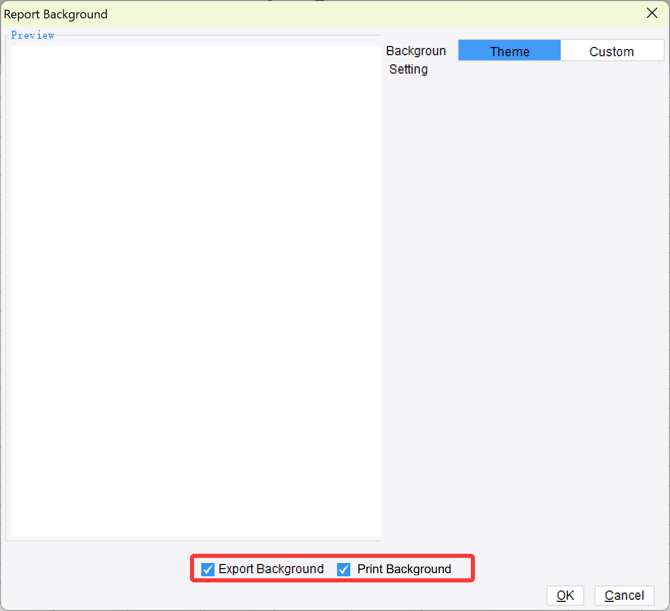 Report Background-FineReport Help Document