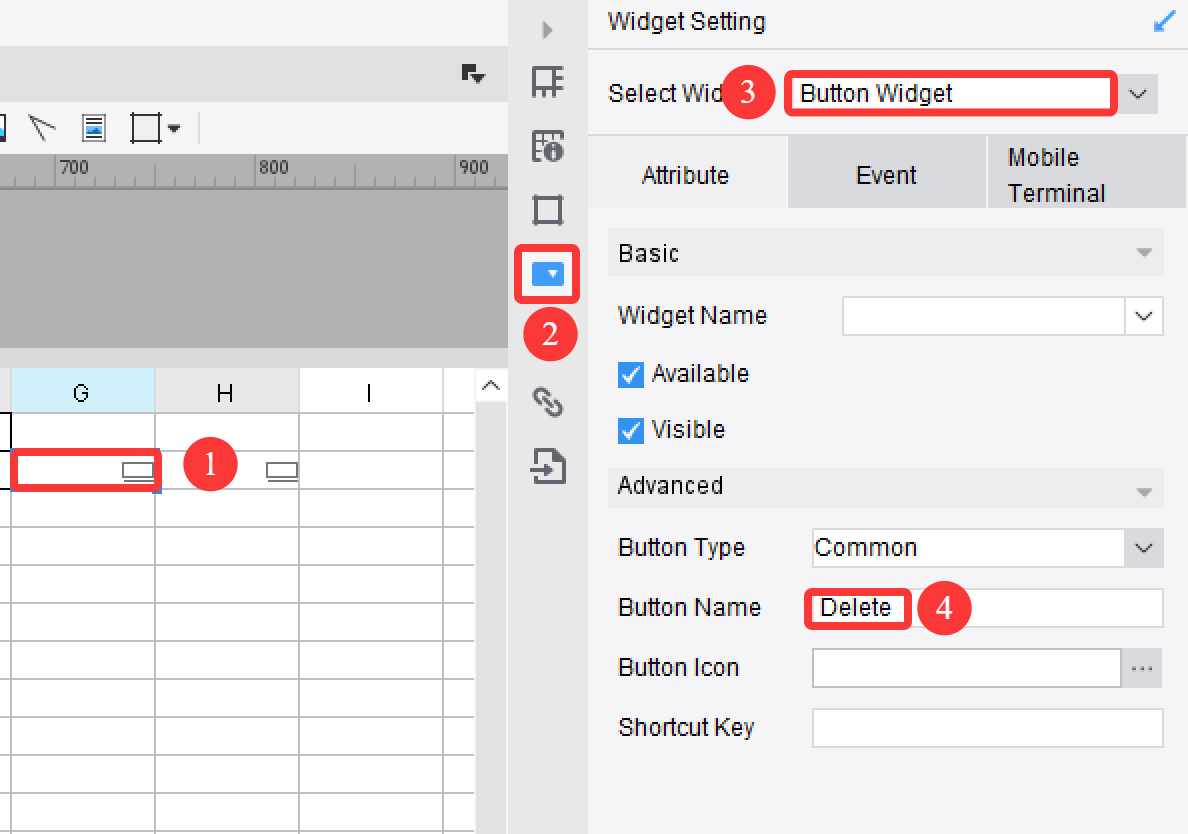 Logically Deleting Data by JS in the Data Entry Report-FineReport Help Document