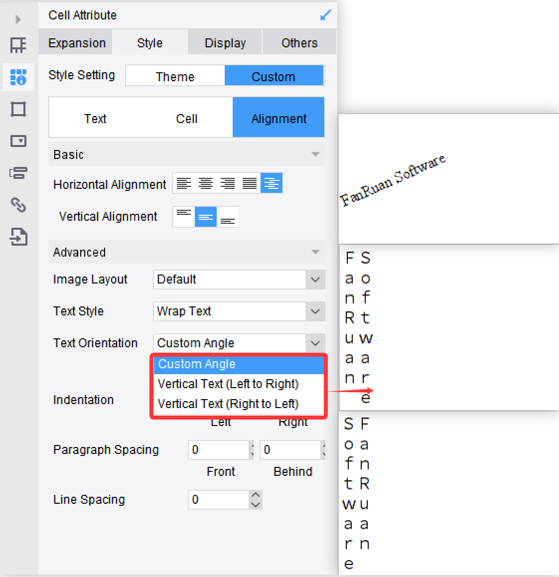 Cell Style-FineReport Help Document