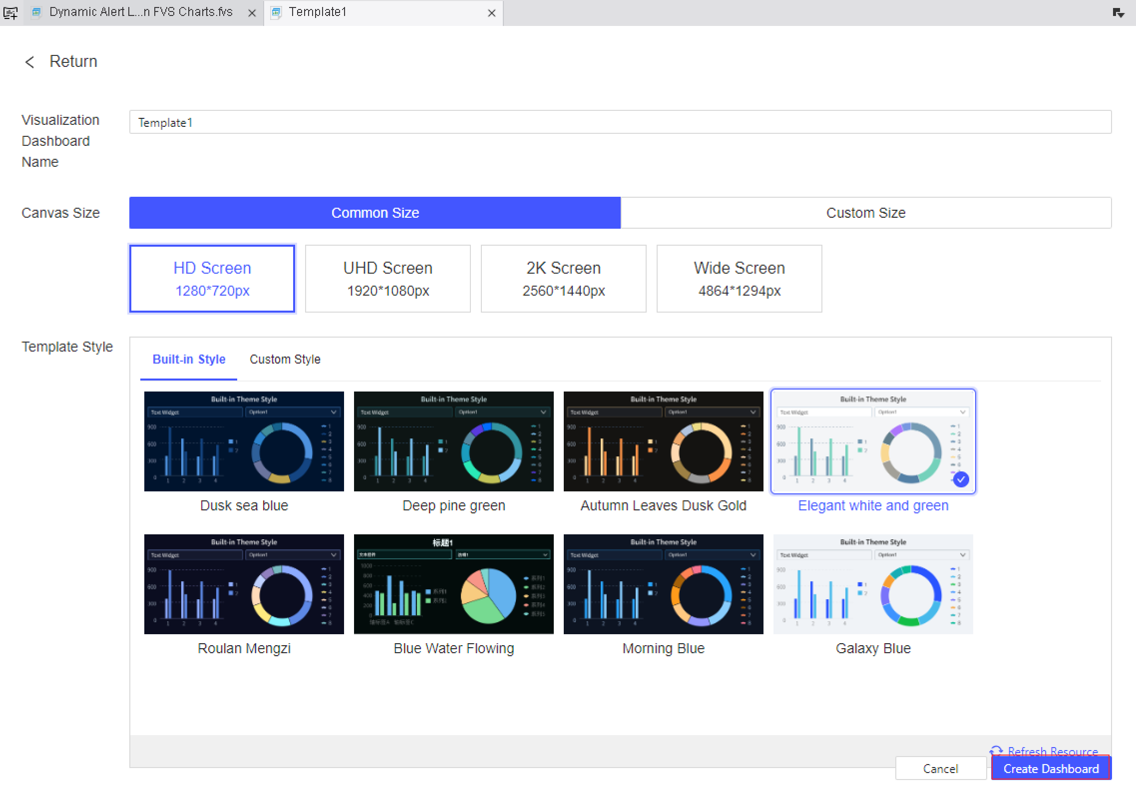 Dynamic Alert Line in FVS Charts-FineReport Help Document
