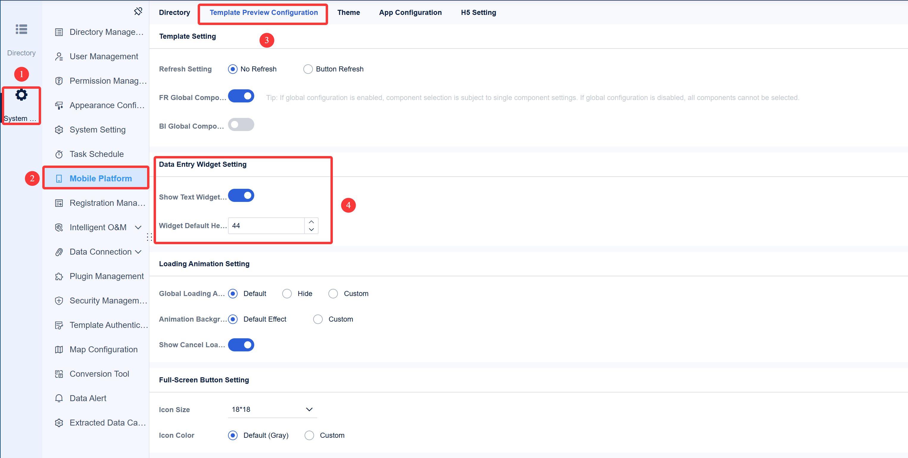 Data Entry Widget Setting-FineReport Help Document