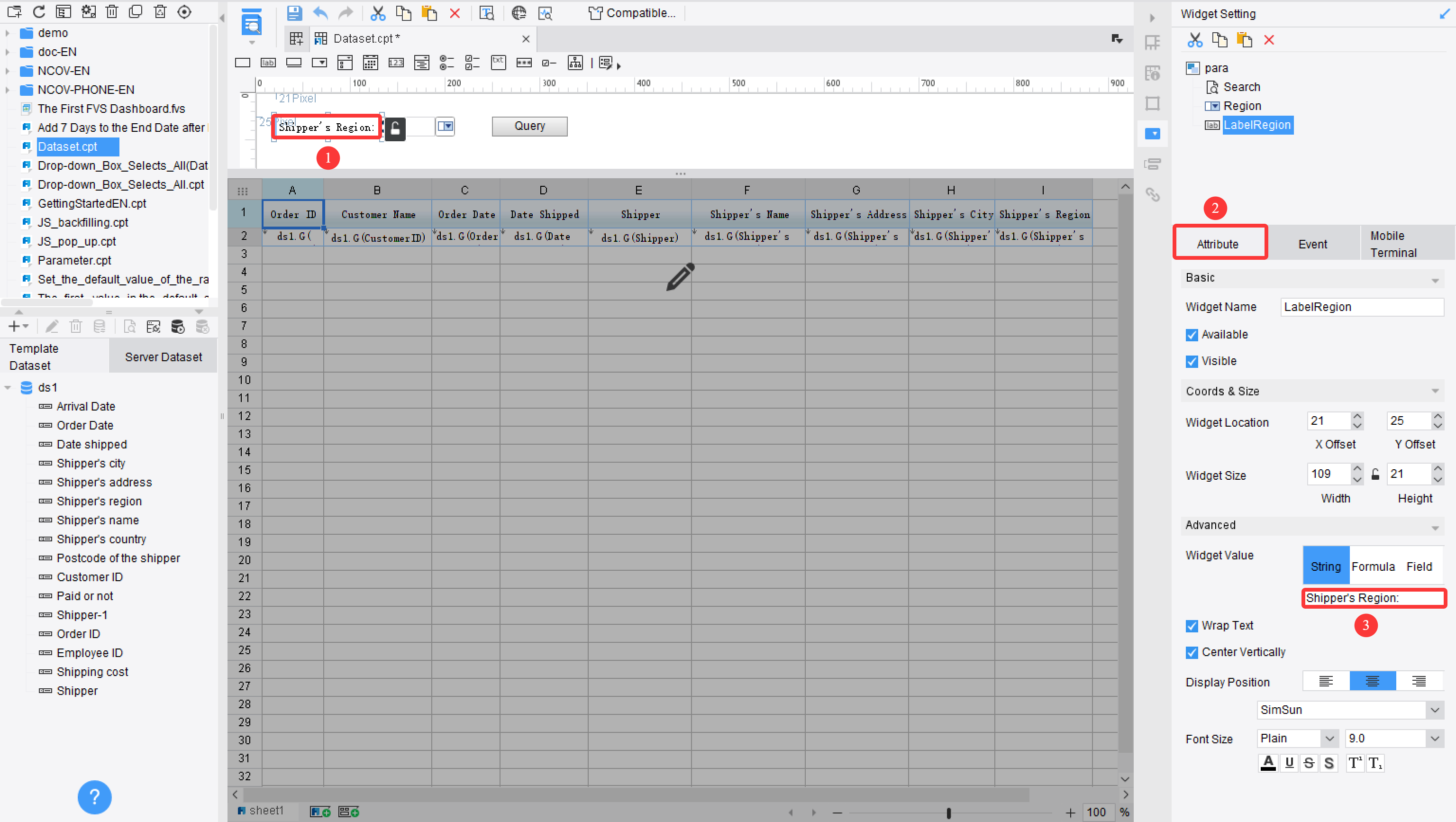 Selecting All Values When the Parameter Value is Empty in the Drop-down Box-FineReport Help Document