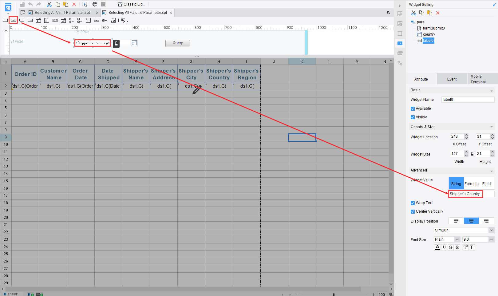 Selecting All Values When the Parameter Value is Empty in the Drop-down Checkbox-FineReport Help ...