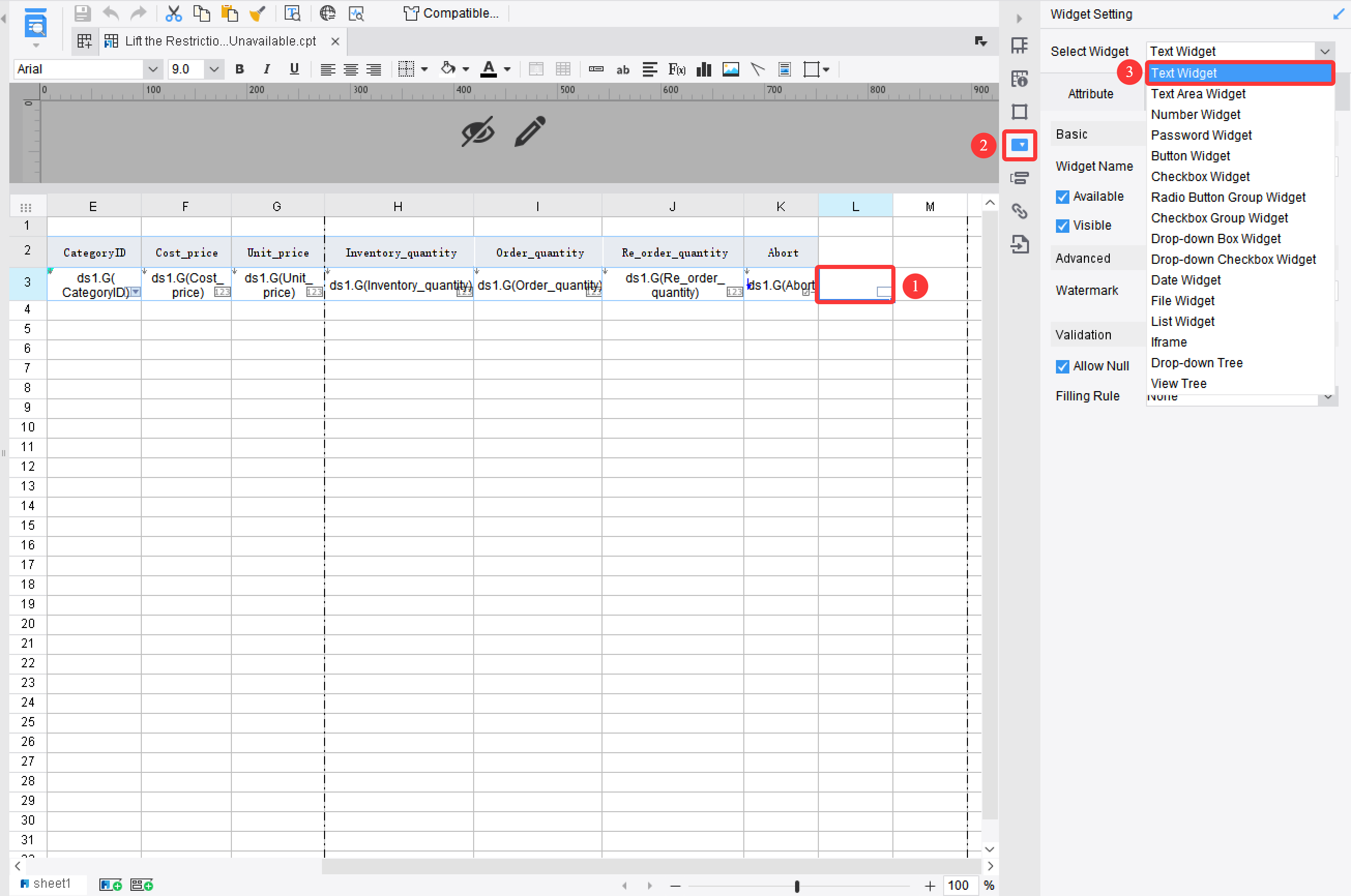 Submitting Only the Modified Data by JS-FineReport Help Document