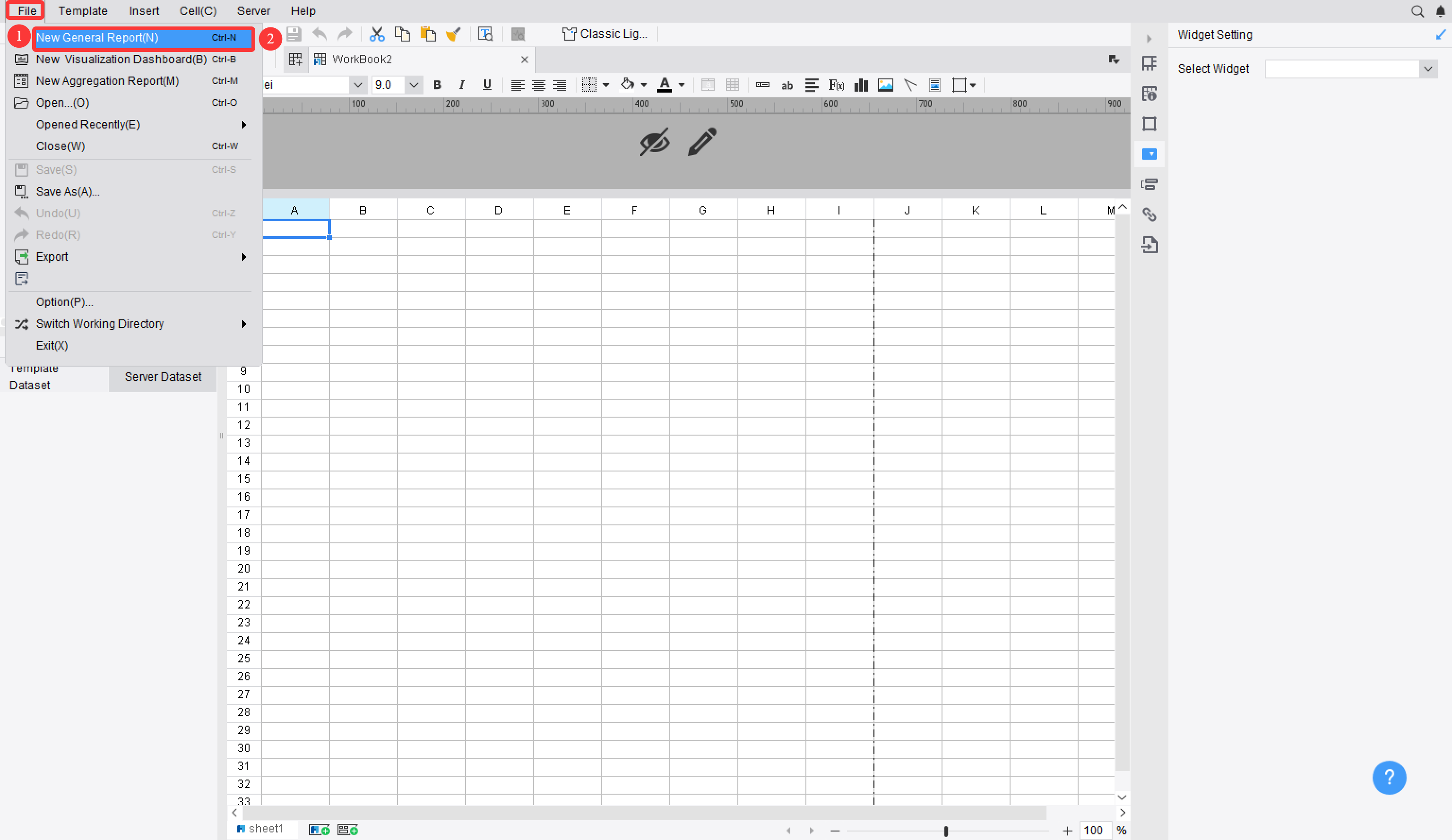 Viewing Different Reports Based on the Parameter Values-FineReport Help Document