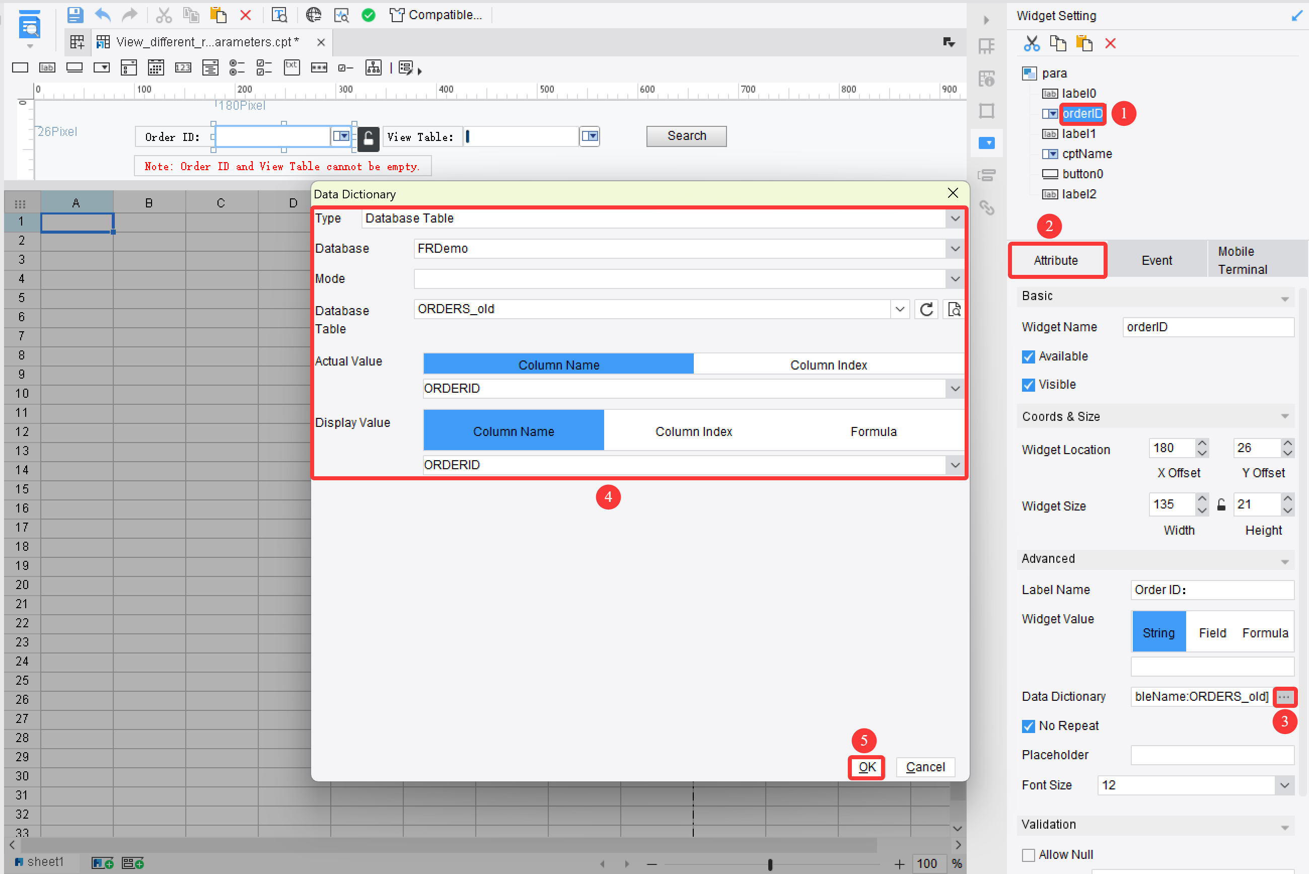 Viewing Different Reports Based on the Parameter Values-FineReport Help ...