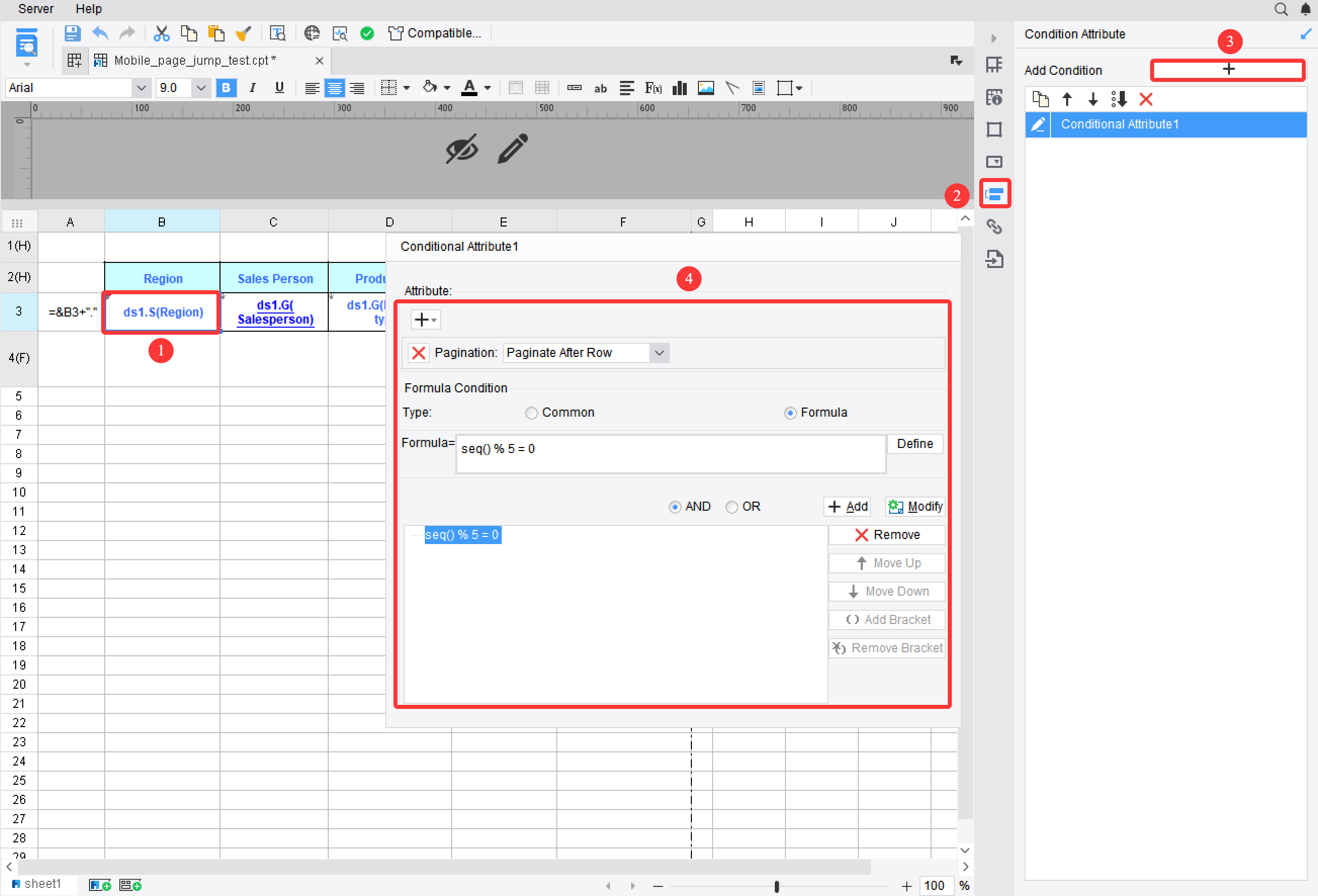 [General] Returning to the Original Page After Data Drilling by JS-FineReport Help Document