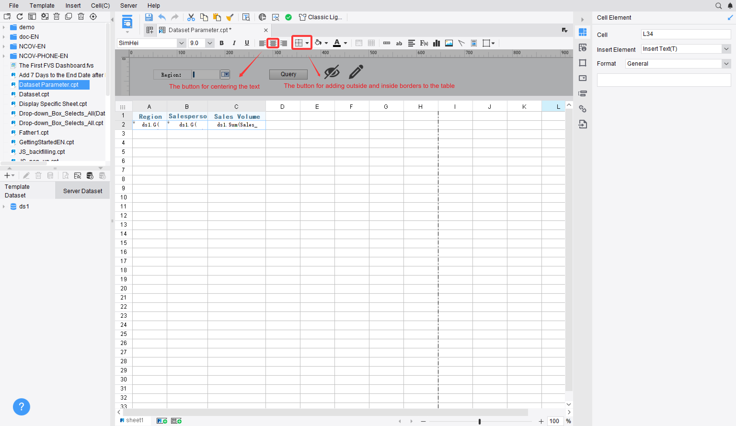 Dataset Parameter-FineReport Help Document