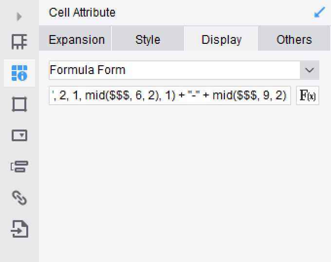 Formula Form-FineReport Help Document