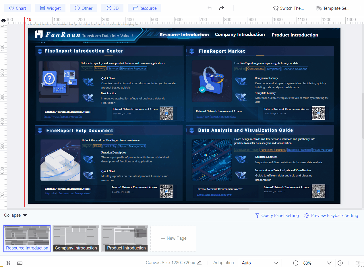 FineVis Data Visualization Overview-FineReport Help Document