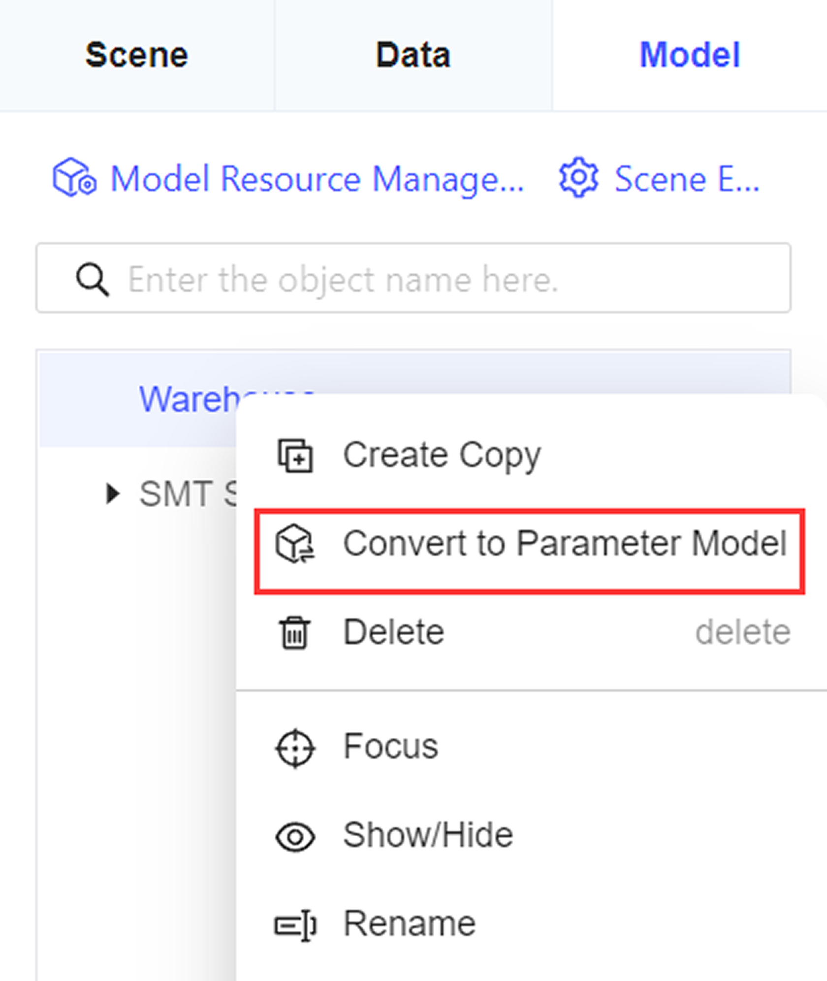 3D Scene Parameter Model-FineReport Help Document