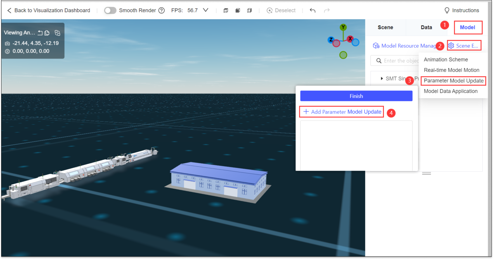 3D Scene Parameter Model-FineReport Help Document
