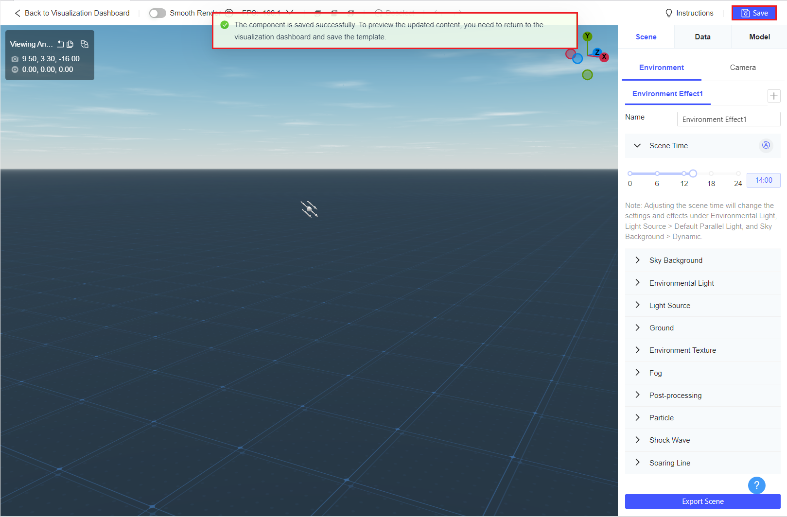 FVS 3D City Scene Component-FineReport Help Document
