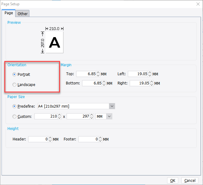 Page Setting-FineReport Help Document