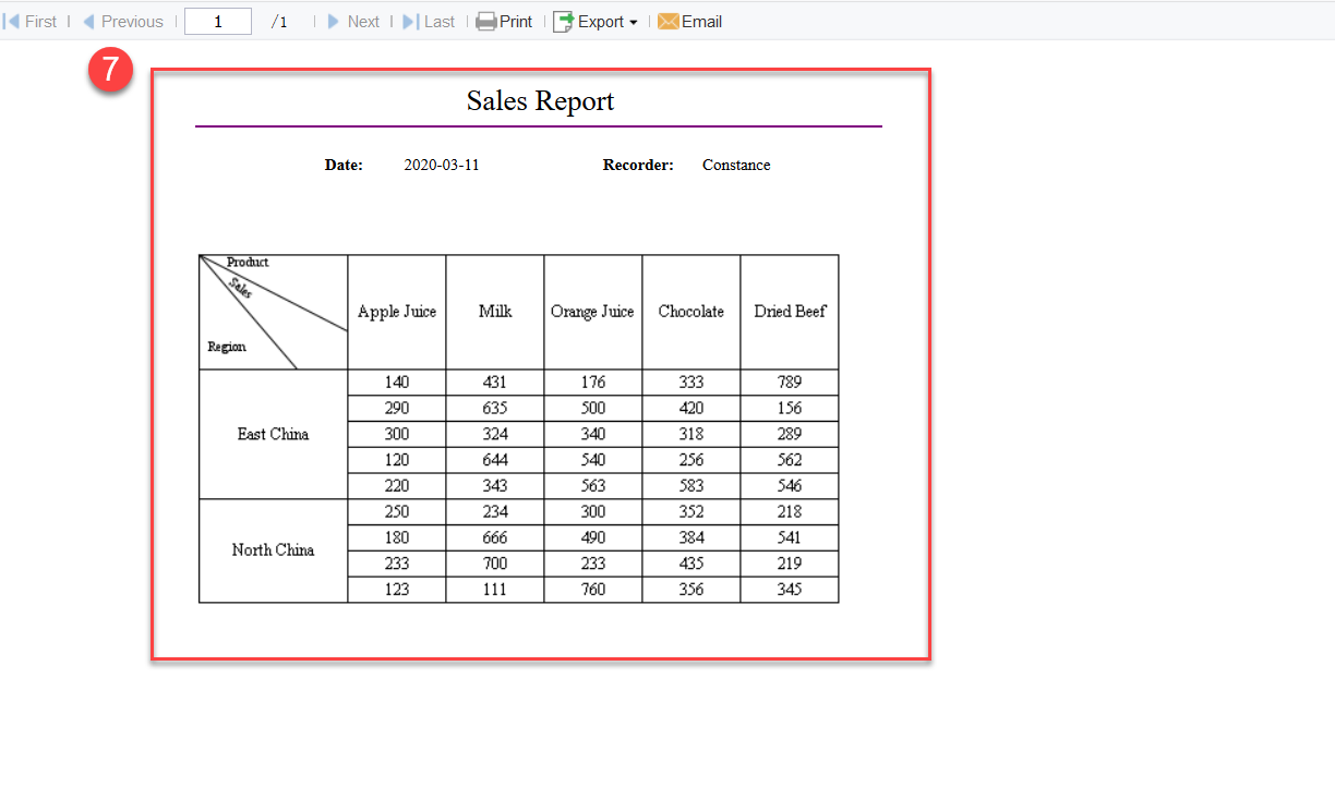 Insert Sub Reports-FineReport Help Document