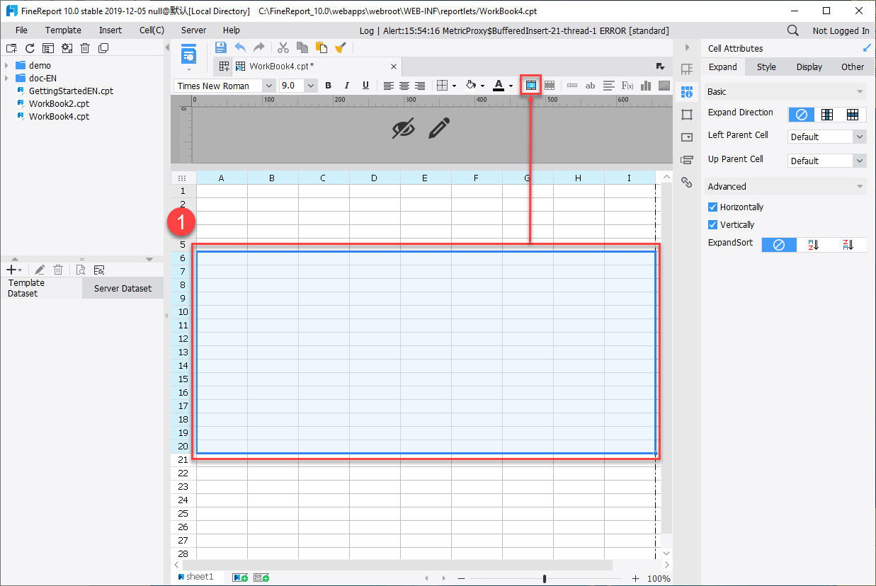 Insert Sub Reports-FineReport Help Document