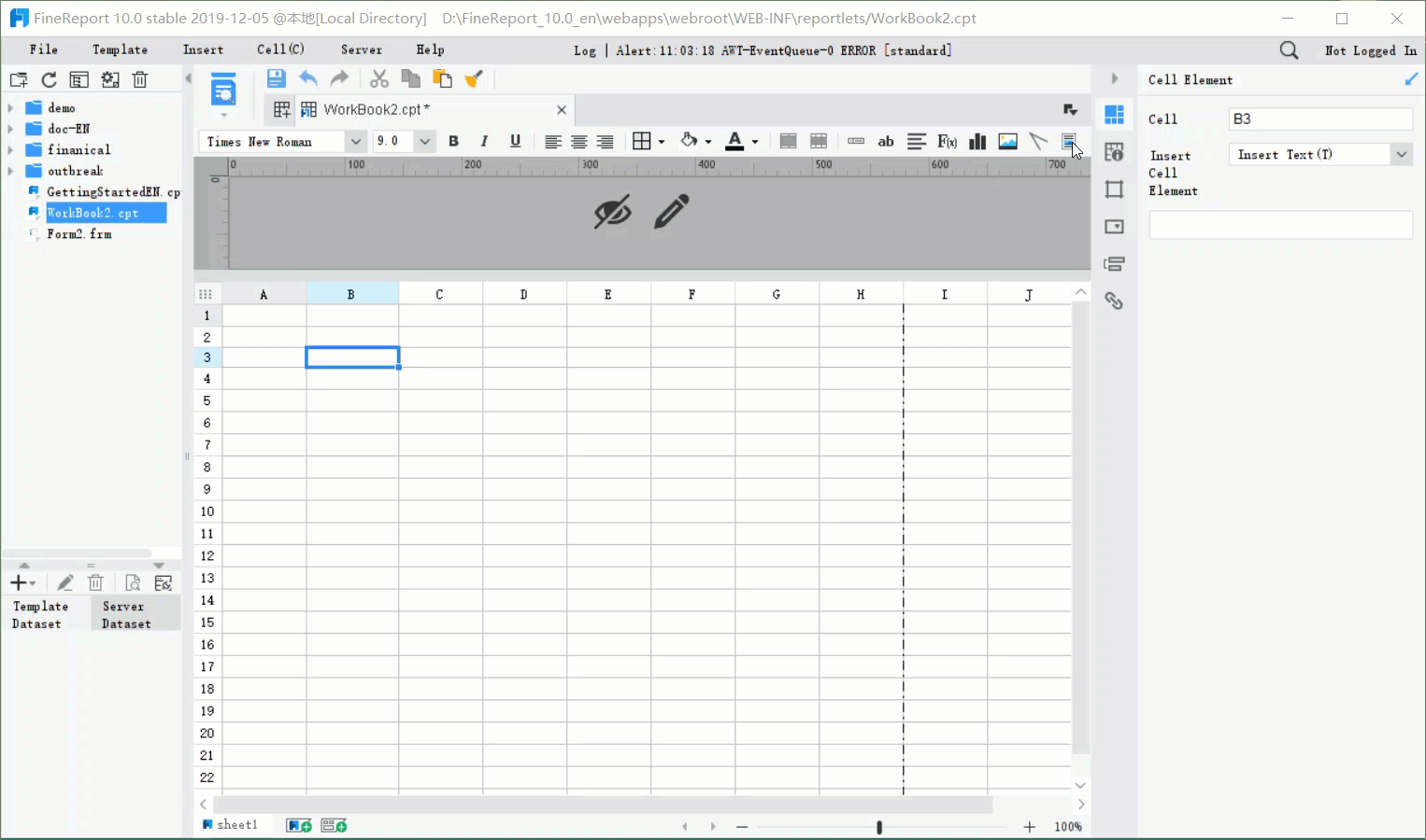 Insert Sub Reports-FineReport Help Document