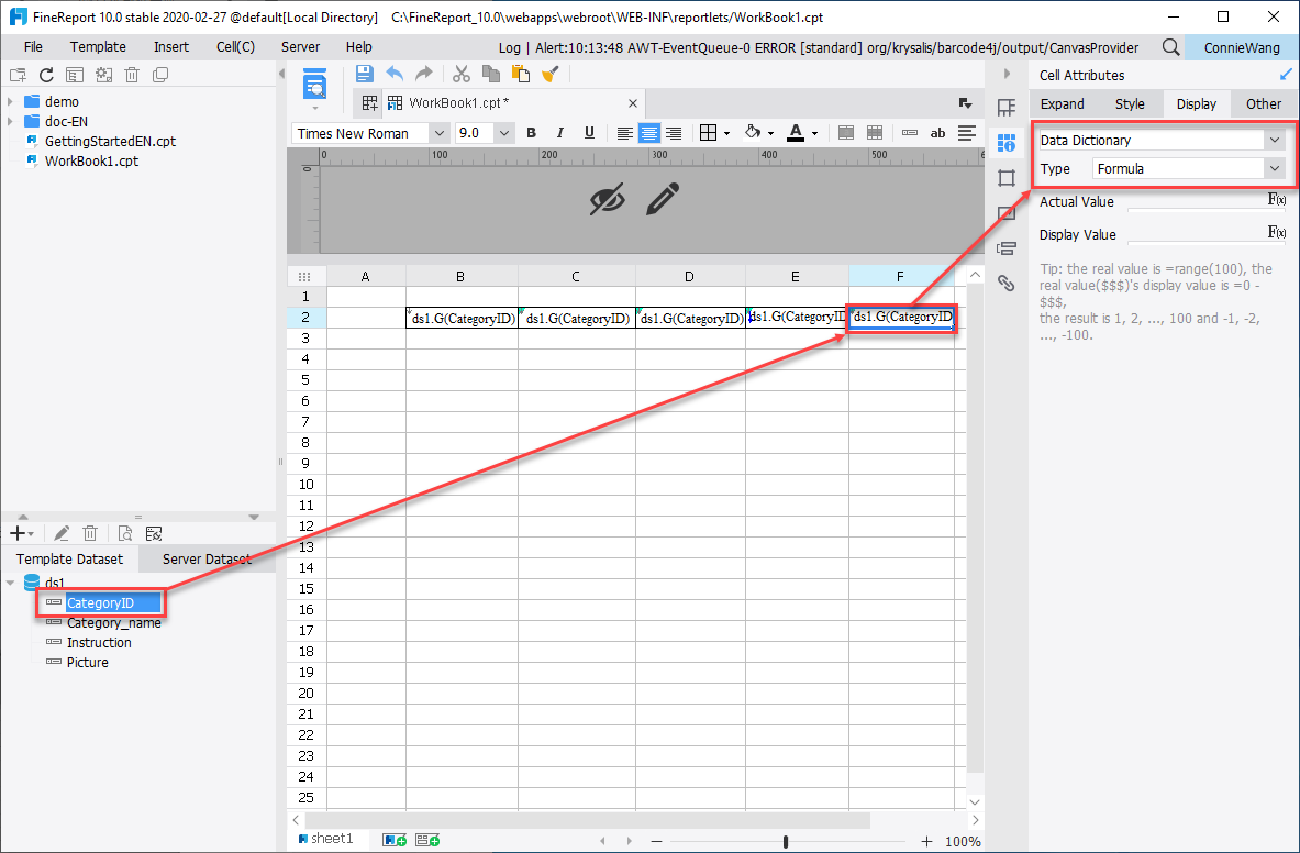 Data Dictionary-FineReport Help Document