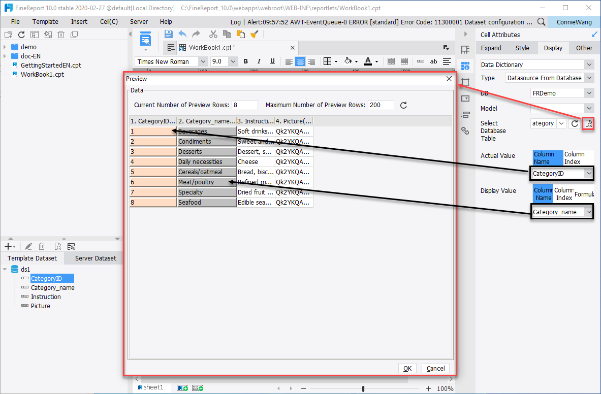 Data Dictionary-FineReport Help Document