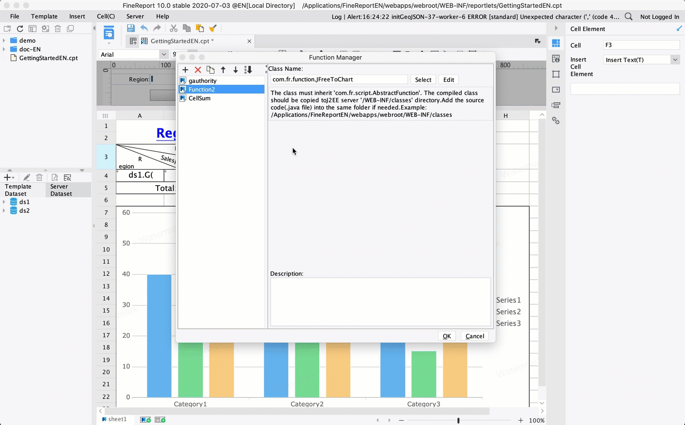 Function Manager-FineReport Help Document