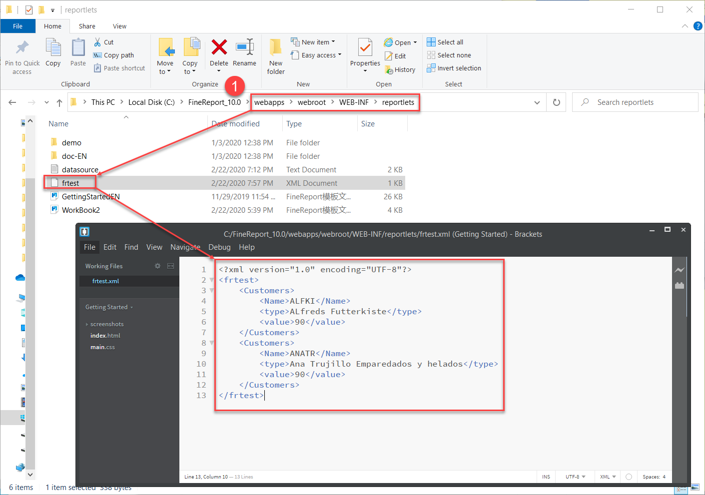 TXT and XML Dataset-FineReport Help Document
