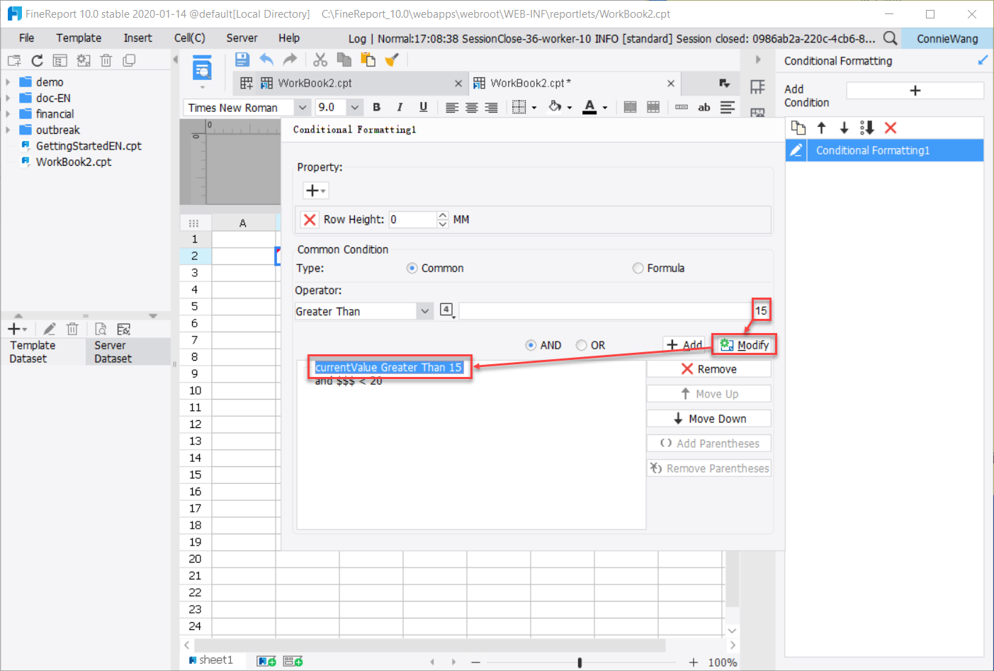 An Introduction of Conditional Formatting-FineReport Help Document