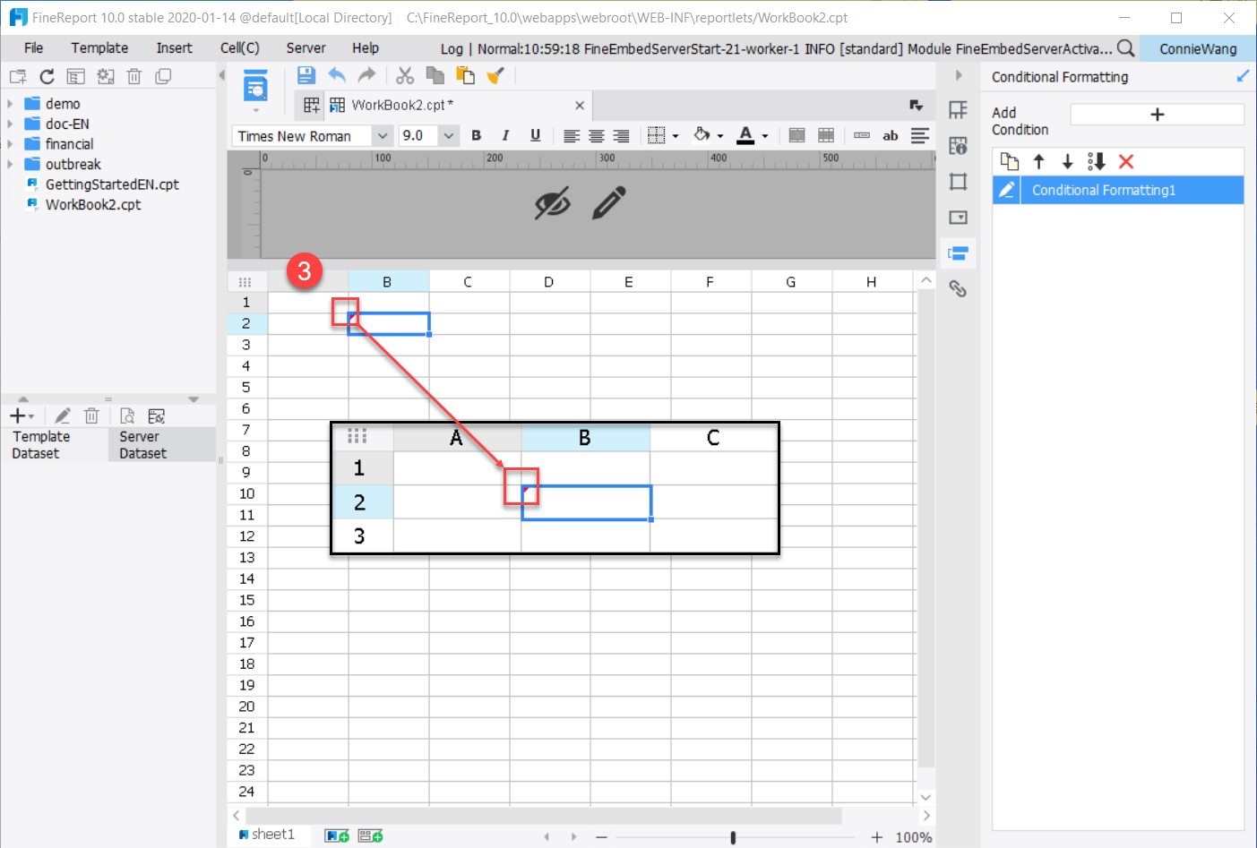 An Introduction of Conditional Formatting-FineReport Help Document
