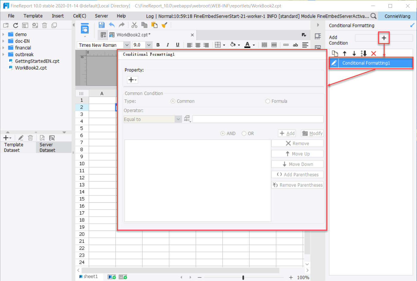 An Introduction of Conditional Formatting-FineReport Help Document