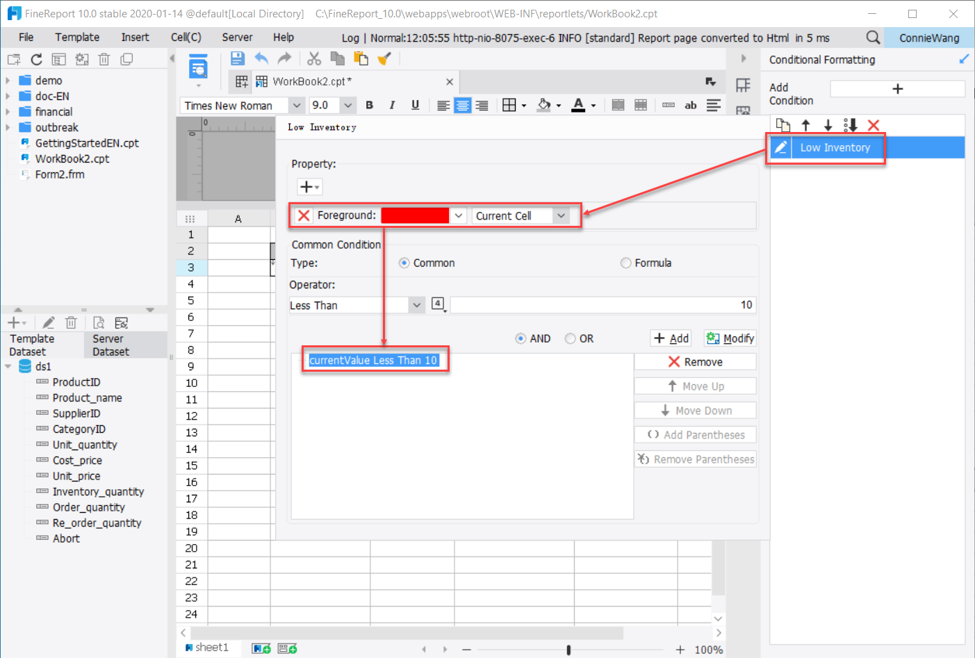 Color-FineReport Help Document