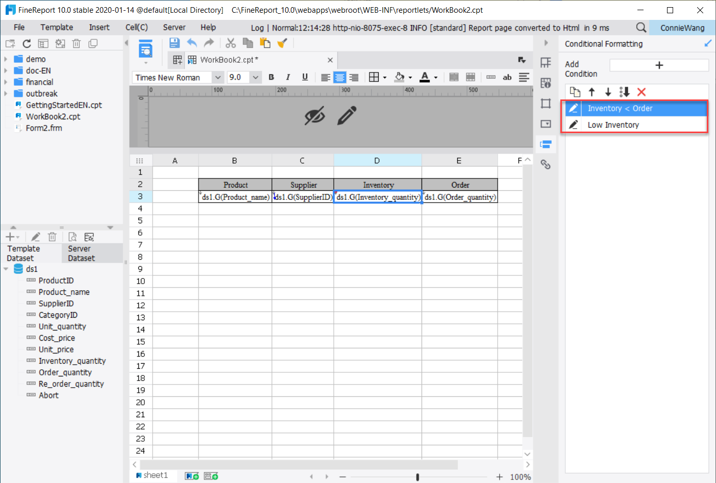 Color-FineReport Help Document