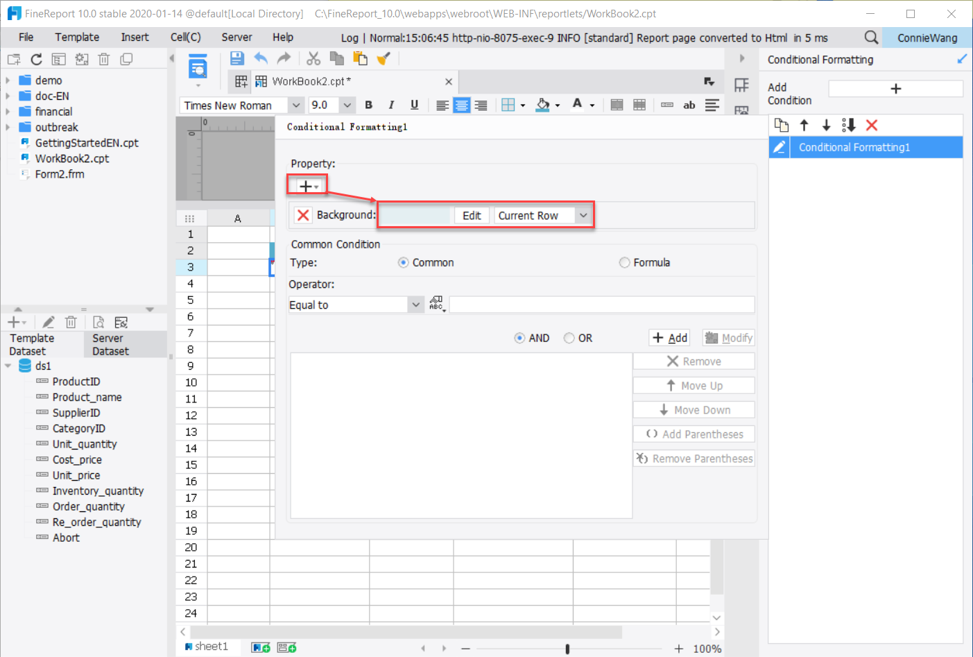 Background-FineReport Help Document
