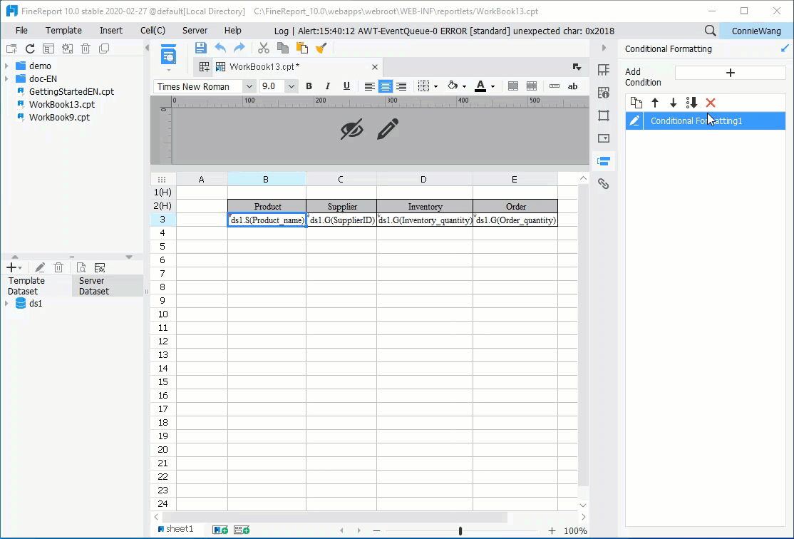 Pagination-FineReport Help Document