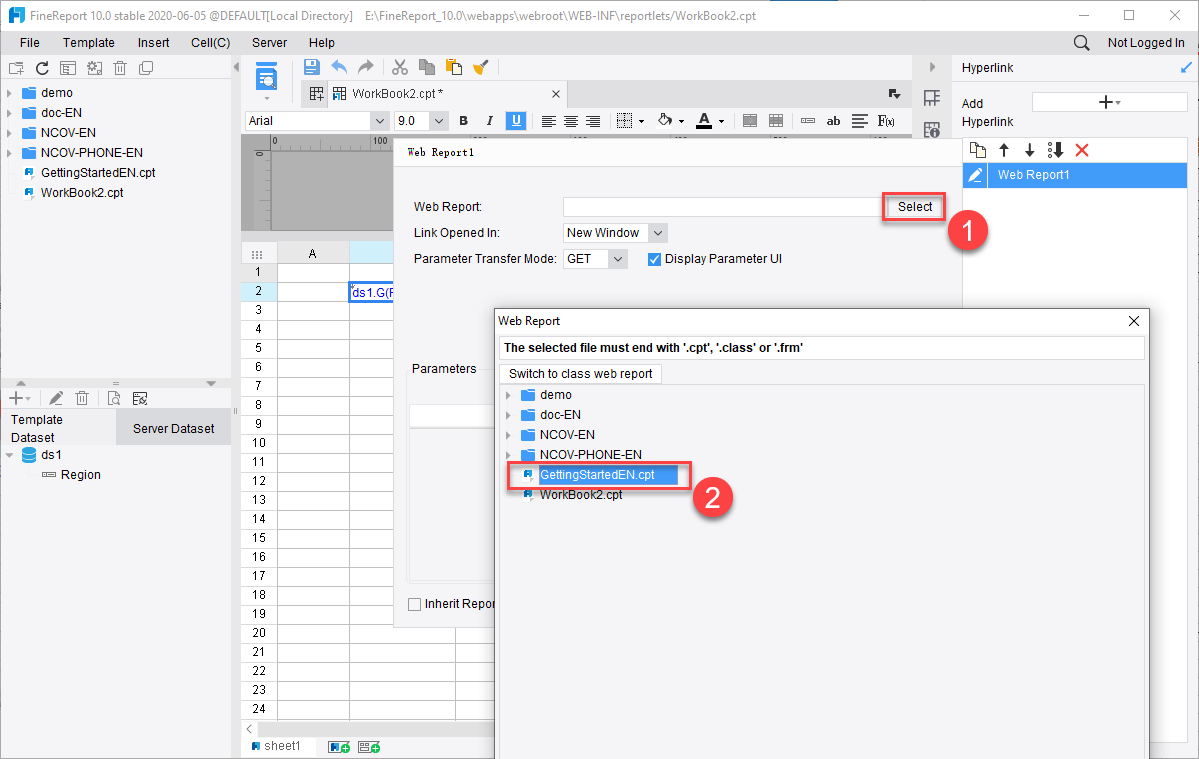 Web Report Finereport Help Document 