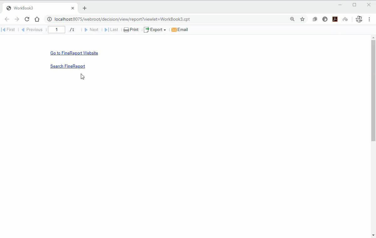 Web Link-FineReport Help Document