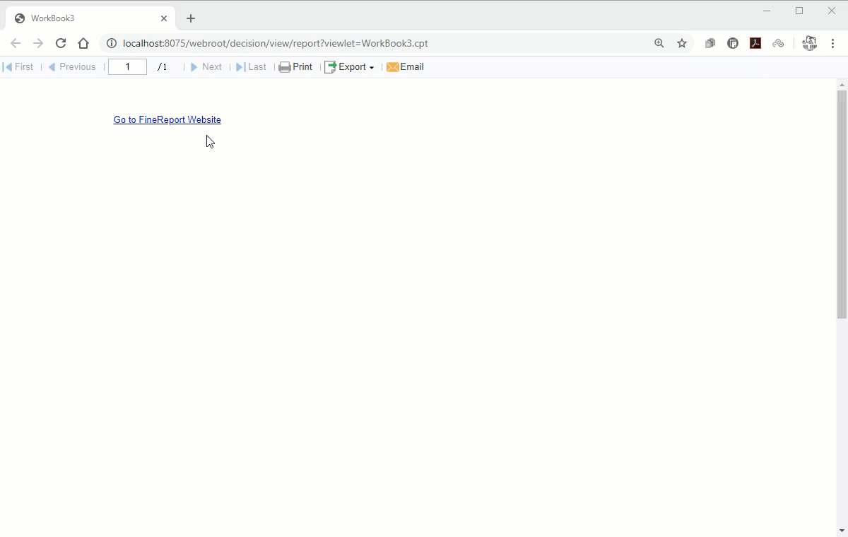 Web Link-FineReport Help Document