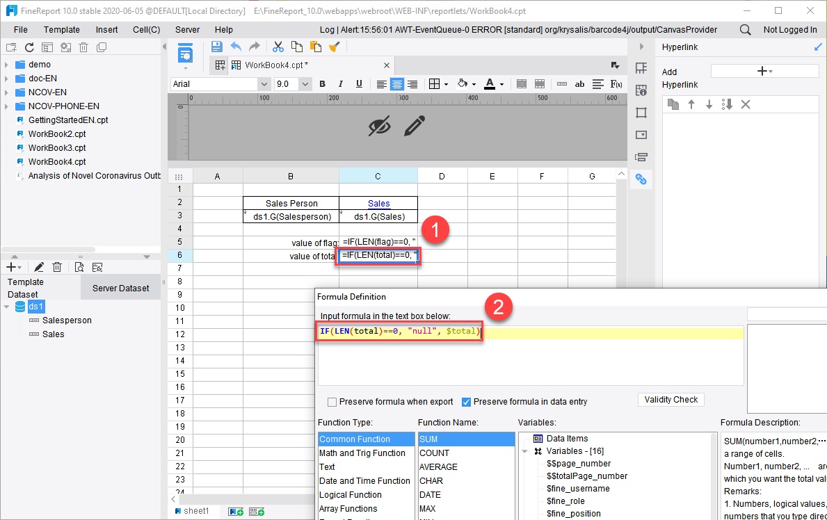 Dynamic Parameter-FineReport Help Document