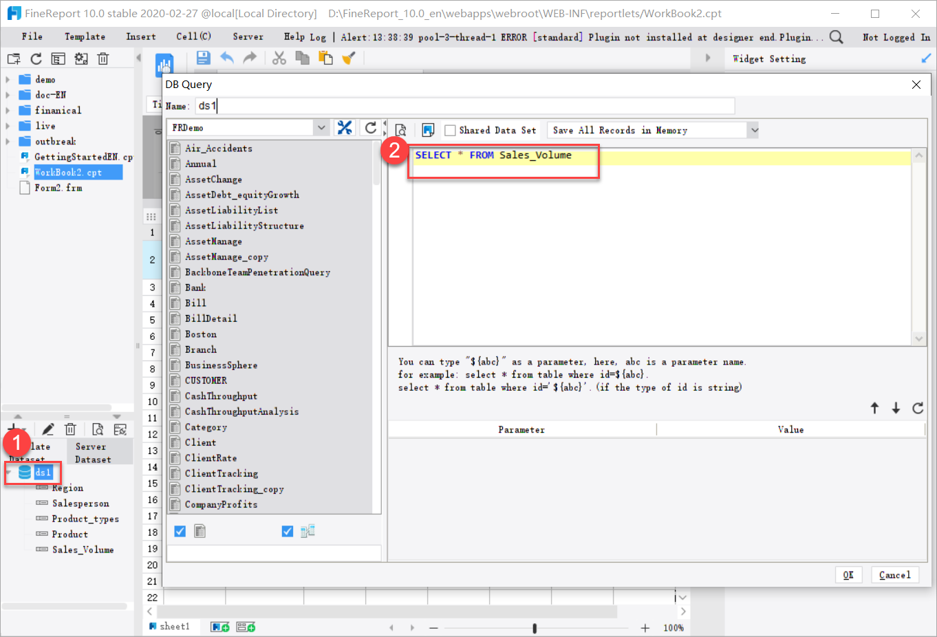 Chart Hyperlink Float Chart-FineReport Help Document
