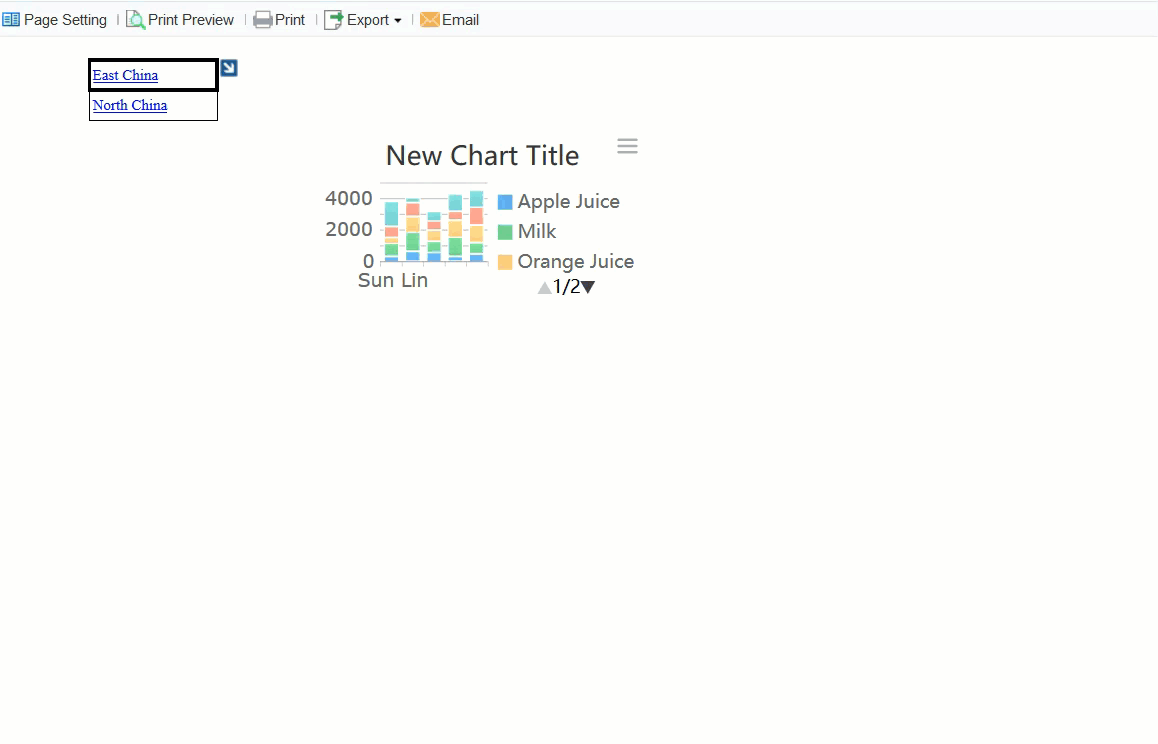 Chart Hyperlink Link Cell-FineReport Help Document