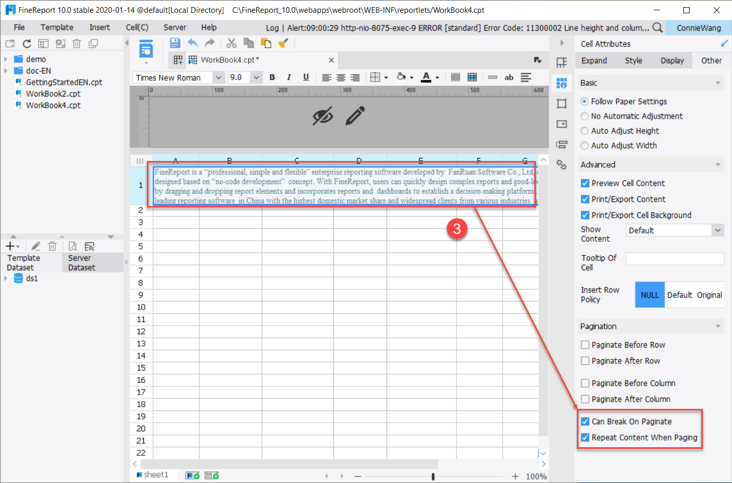 Paginate By Group-FineReport Help Document