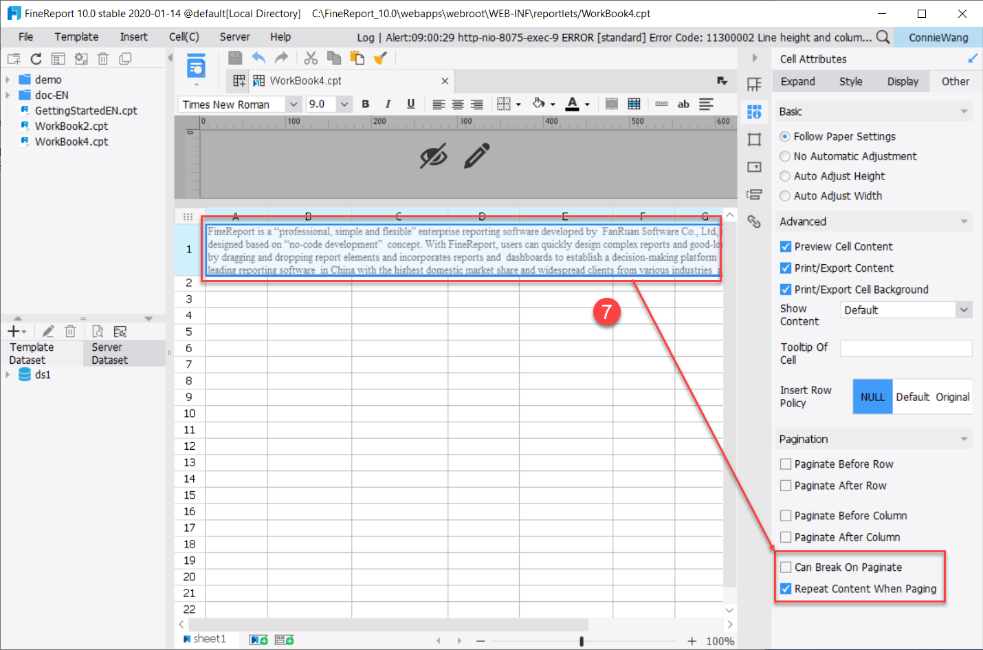 Paginate By Group-FineReport Help Document