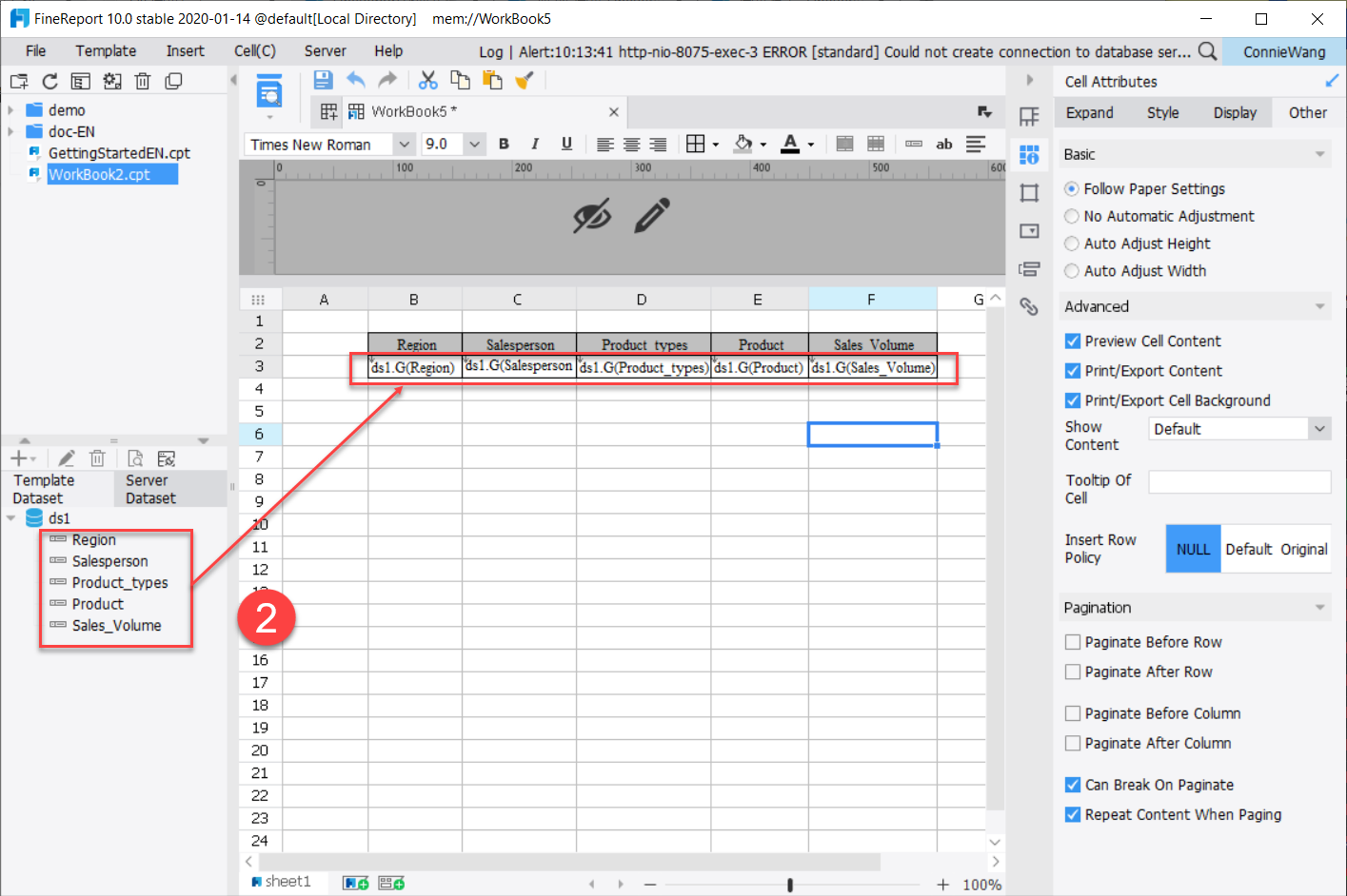 Paginate By Group-FineReport Help Document