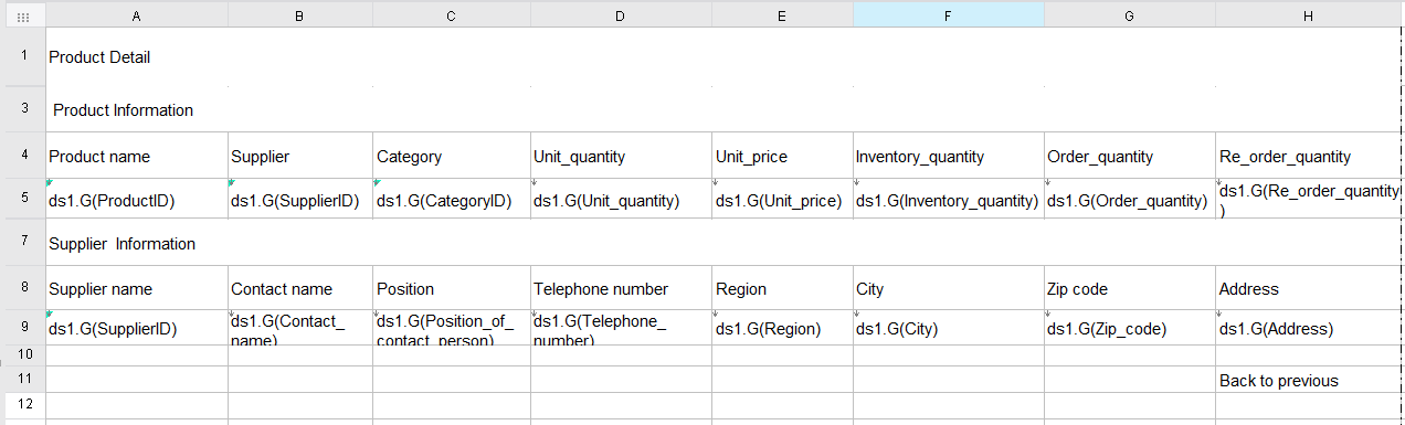 Drill-down Report-FineReport Help Document