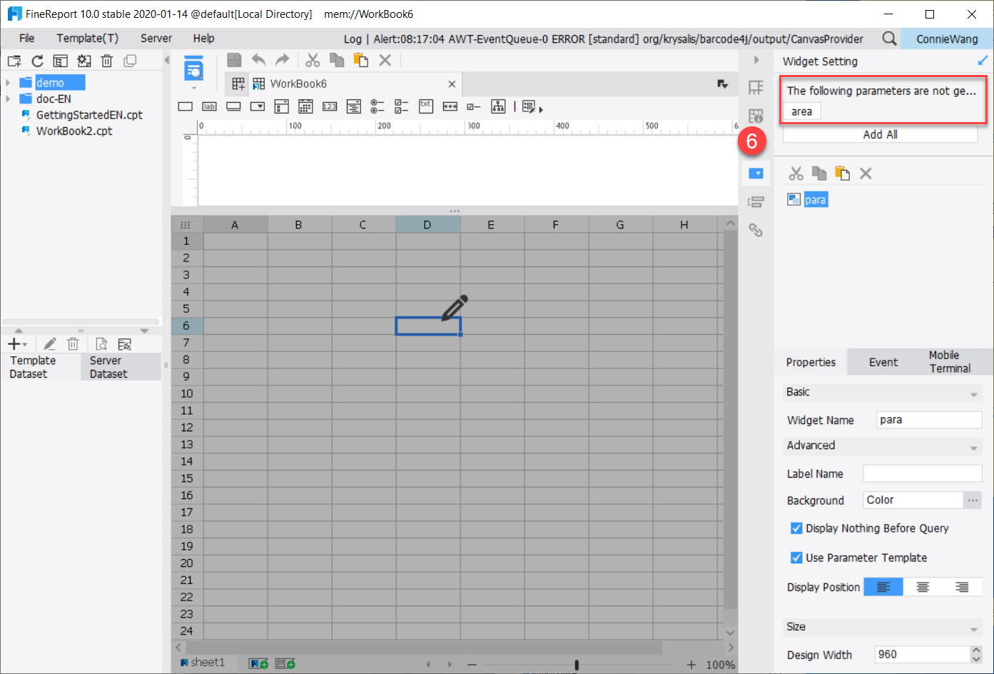 Global and Template Parameter-FineReport Help Document